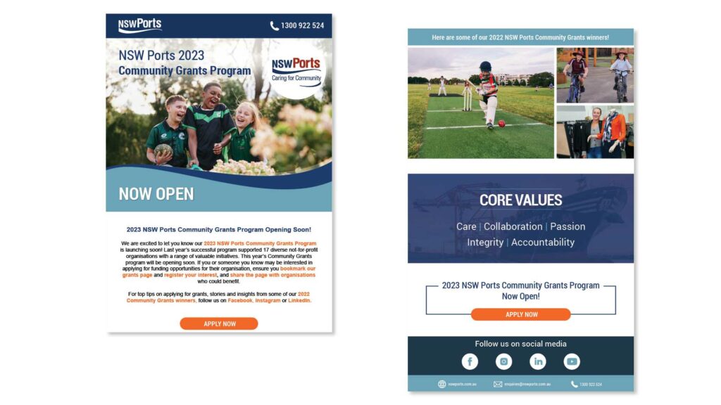 NSW Ports - Think Creative Agency